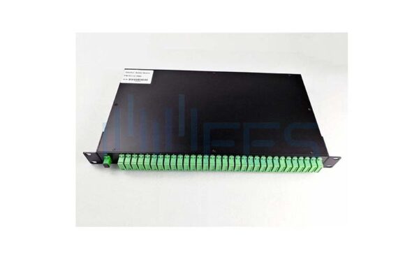 SC/APC 1×64 Fiber Optic PLC Splitter 1U Rack